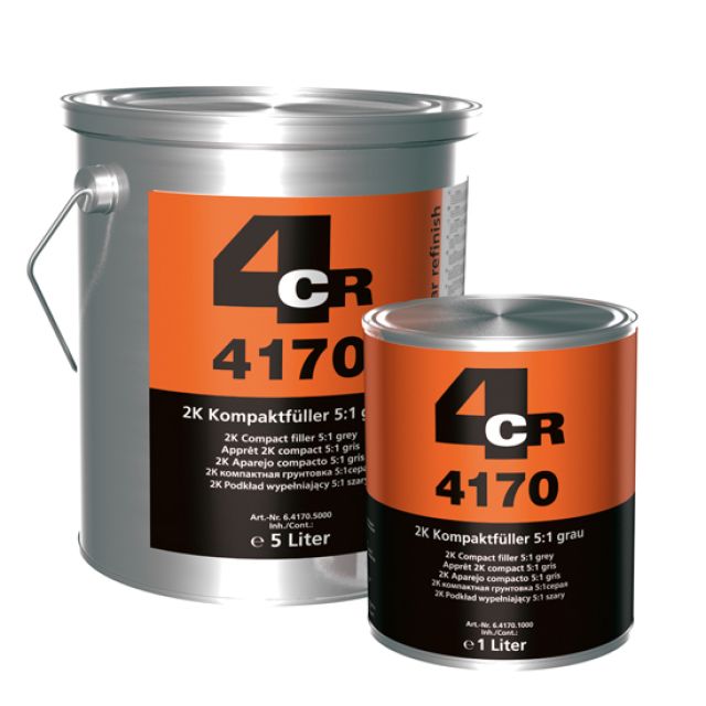 4CR 4170 2K Kompaktfüller alapozó 5:1 szürke 1L - ardcolor.hu